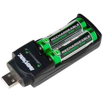 Carregador pilha 2aa/aaa usb (acompanha 2aa) | Gimawa